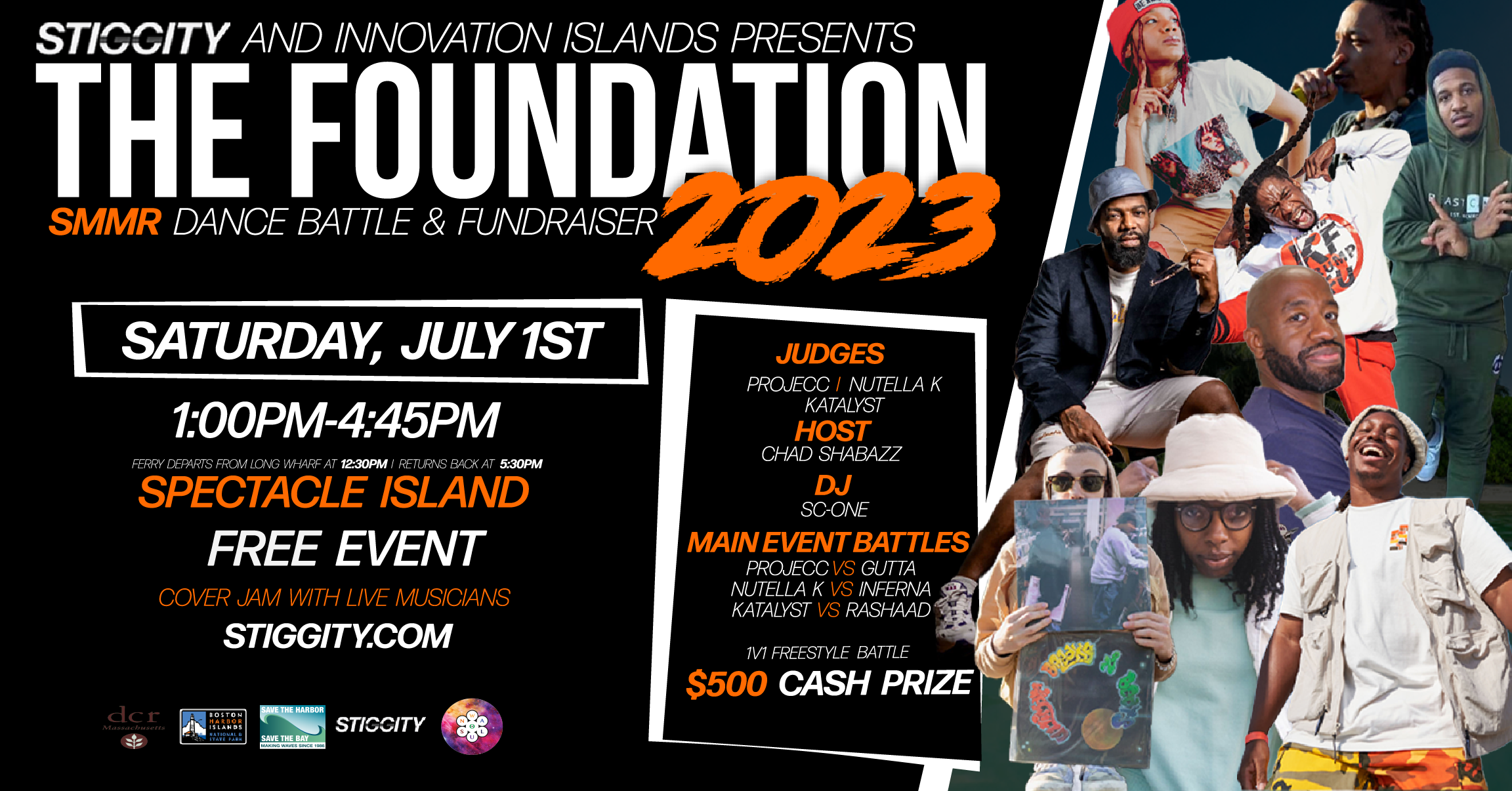 Innovation Islands: The Foundation Dance Battle with Stiggity Stackz Worldwide - Boston Harbor ...